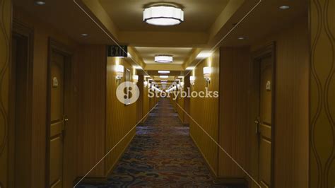 Hotel Hallway Pov Shot Upscale Luxury Hotel Moment Stock Image Sbi