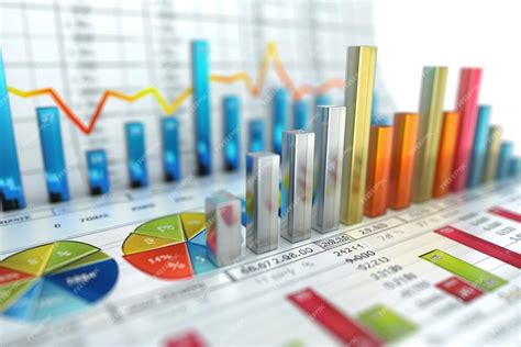 Colorful Graphs And Charts Data Analysis And Business Insights Visualization Premium Ai