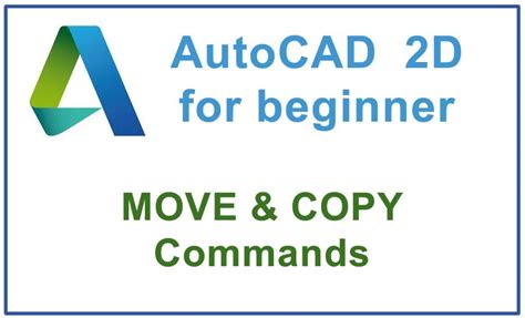 how to use move and copy commands tutorial autocad