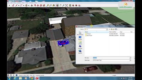 Saving A Picture In Sketchup YouTube