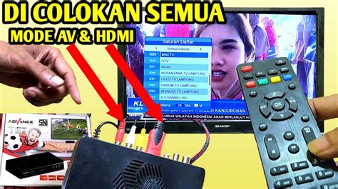 CARA PASANG DAN PROGRAM SET TOP BOX TV DIGITAL ADVANCE DVB T2 STP A 01 MODE AV DAN HDMI YouTube