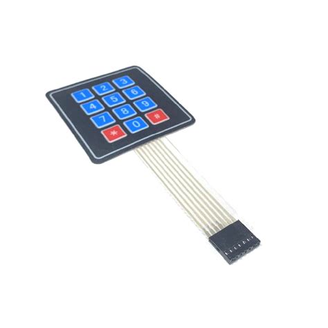 Teclado Matricial De Membrana Teclas Makkers