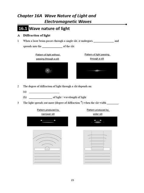 Ch16a Notes Pdf Diffraction Wavelength