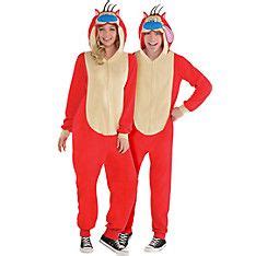 Adult Zipster Stimpy One Piece Costume The Ren And Stimpy Show Party