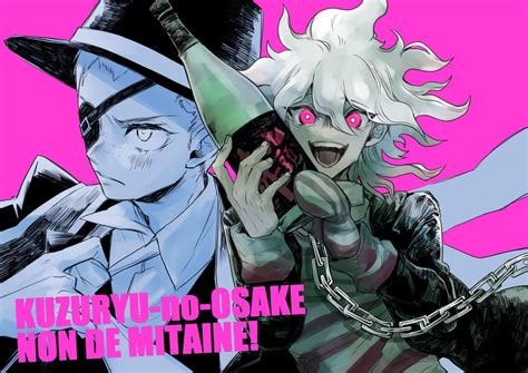 Komaeda Nagito Kuzuryuu Fuyuhiko And Servant Danganronpa And 1 More Drawn By Gagu Ulcer Gag