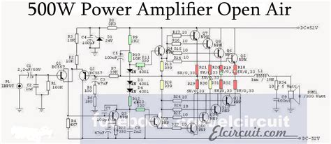 500 Watt Amplifier Schematic Diagram Diagram Schematic Dia