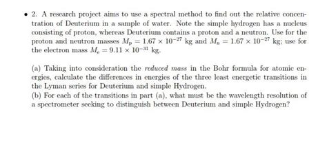Solved 2 A Research Project Aims To Use A Spectral Method