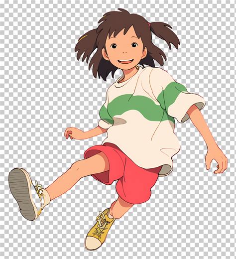 Chihiro Ogino Anime Girl In Casual Outfit Png Clipart Animation Anime Girl Cartoon