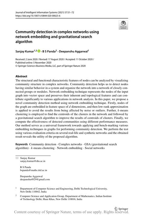 Community Detection In Complex Networks Using Network Embedding And