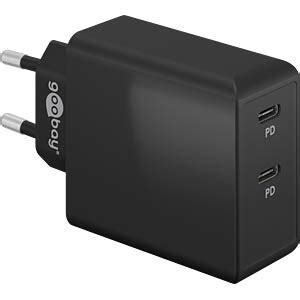 GOOBAY 61757 USB PD Charger 5 20 V 3 A 36 W USB C 2 Ports Black At Reichelt Elektronik