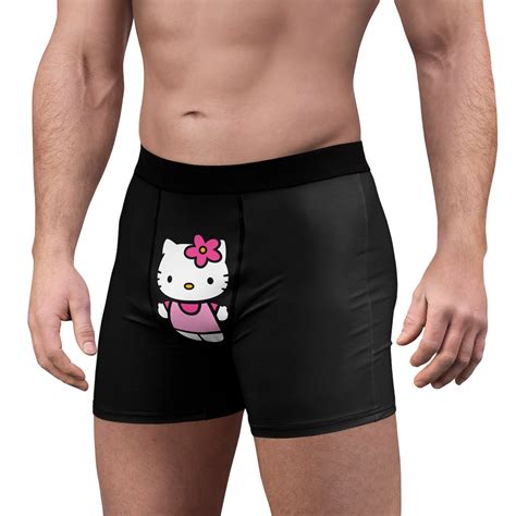 Cute Hello Kitty Boxers For Men Aop Bens Underwear Etsy