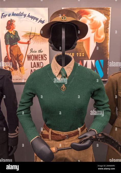 Female Uniform Of The Womens Land Army Wla Frm Wwii Imperial War