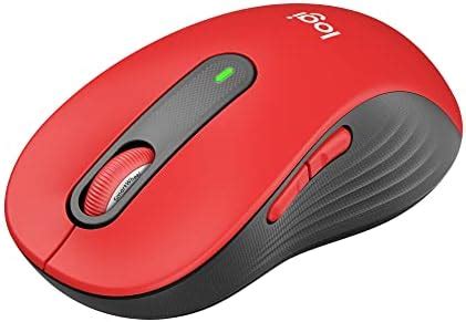 Amazon Com Logitech Wireless Mouse M Red Black Electronics