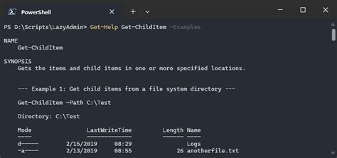 How To Use Powershell Command Help — Lazyadmin