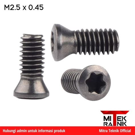 Jual Baut Holder Bubut Baut Facemill Baut Insert M25 X 045 X 6 8 6mm Kab Kebumen