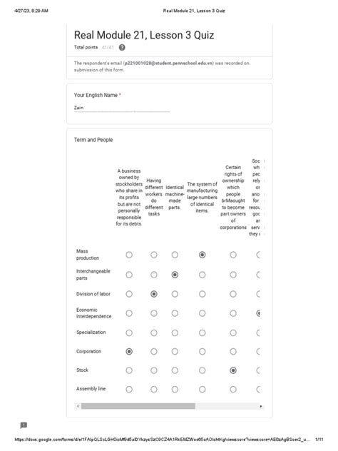 Module 21 Lesson 3 Quiz Pdf