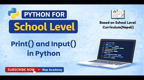 Python Print And Input Function Explained In Nepali School Level Python