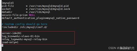 docker中的mysql主从数据库搭建 docker mysql容器主从配置my cnf csdn博客