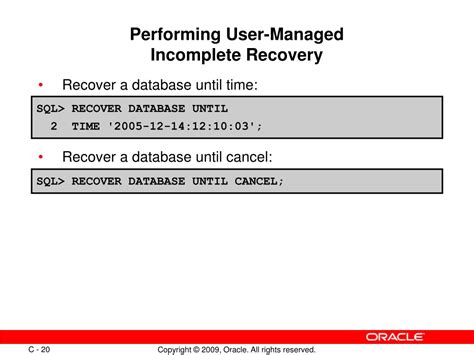 ppt user managed backup and recovery practices and procedures powerpoint presentation id 9717462