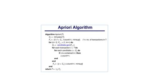 Association Rules Apriori Algorithm Pptx Computing Technology And Computing