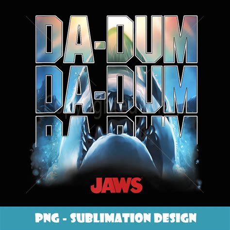 Jaws Dadum Dadum Dadum Buildup Fill Logo Png Sublimation D Inspire