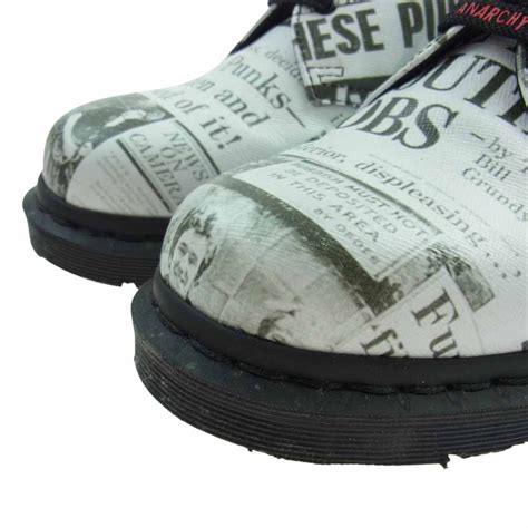 Drmartens ドクターマーチン 1461 Sex Pistols 3e セックス ピストルズ 3ホール シューズ ホワイト系 ブラッ