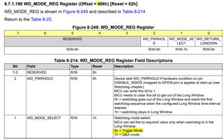 TPS6594 Q1 PDN 0C Can We Change WD To Trigger Mode Power Management Forum Power Management