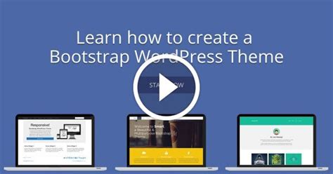 Creating A Wordpress Theme With Bootstrap Wordpress Website Design