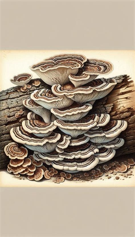 Decomposing Mushroom Stock Illustrations 131 Decomposing Mushroom