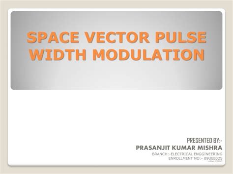 pdf space vector pulse width modulation dokumen tips