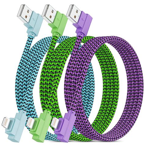 Amazon Com Cargador Para Iphone De Pies Certificado Mfi De Apple Paquete De Cables De