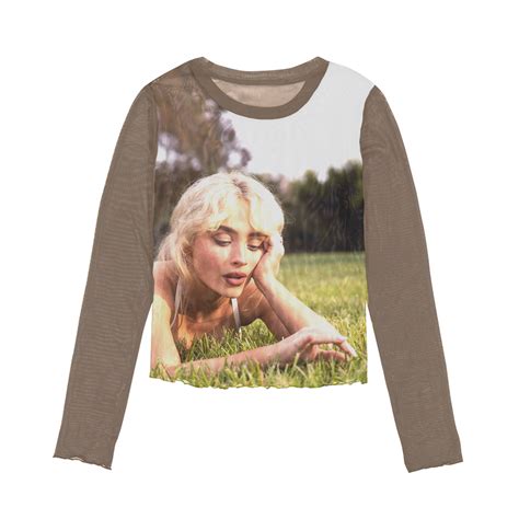 Sabrina Carpenter Photo Mesh Top Sabrina Carpenter