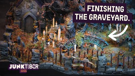 Graveyard Diorama The Final Steps Junktober Day 31 Youtube