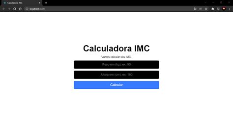 GitHub bruno npc reactjs calculadora imc Estudando React JS esse é meu primeiro projeto