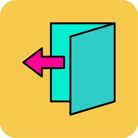 Premium Vector Logout Icon