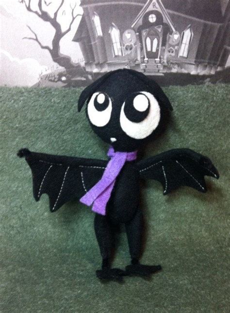 Scaredy Bat Doll 4 5 Posable Doll Of Gloomsville Ruby Etsy Art Dolls Dolls Bat Art