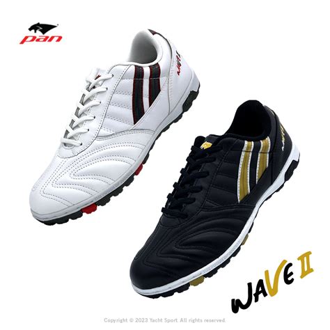 รุ่นปี 2023 รองเท้าฟุตซอล ร้อยปุ่ม Pan รุ่น Wave Ii Turf Soccer รหัส Pf15tu หนังแท้ Ysport