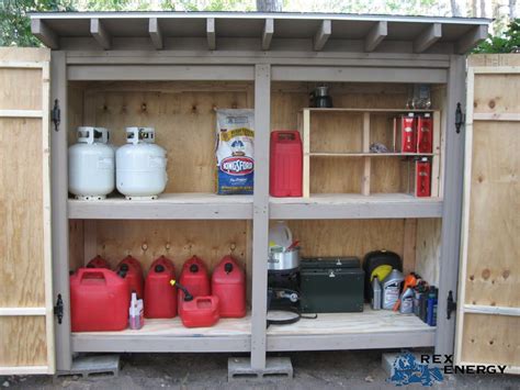 Outdoor Gas Storage Ideas