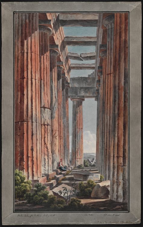The Acropolis 200 Years Ago As Seen By The Getty