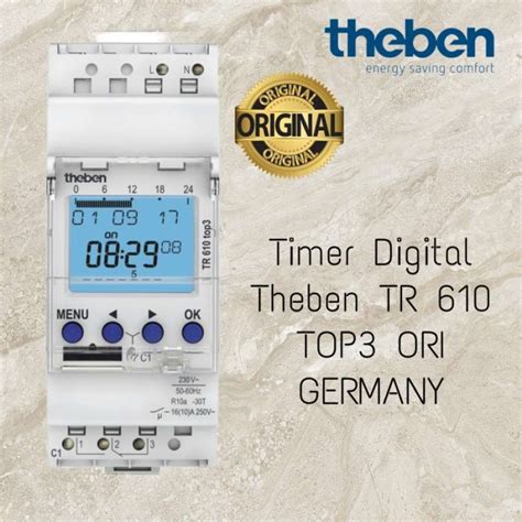 Jual Timer Theben Tr610 Digital Timer Switch Tr 610 Top 2 Top 3 Di Seller Haura Cilandak Timur