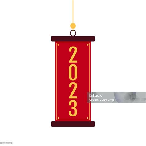 2023년 중국 설날 달력 번호 인사말 카드 장식 디자인 벡터 평면 그림 축제 축하 배너 포스터 숫자 미니멀리스트 커버 초대장 서예에 대한 스톡 벡터 아트 및 기타 이미지