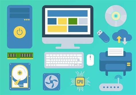Computer Hardware Vector Art Icons And Graphics For Free Download