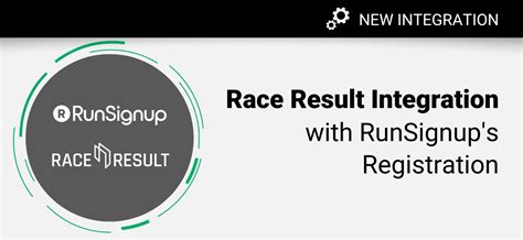Announcing Runsignup Registration Integration With Race Result Scoring