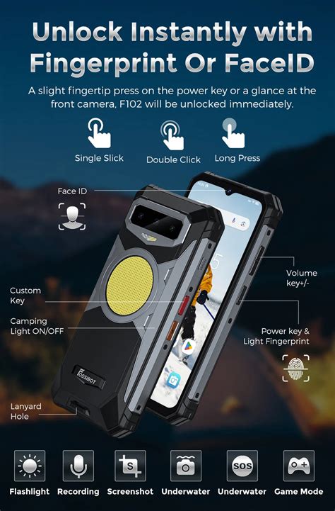 Fossibot F102 20gb 256gb 108mp 20mp 6 58 Inch Display 120hz 16500mah R