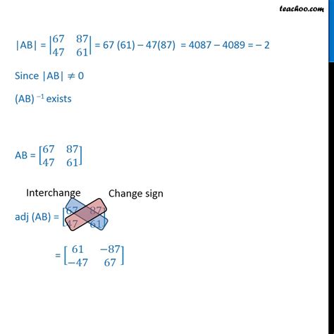 Ex 4 5 12 Verify AB 1 B 1 A 1 A 3 7 2 5 B