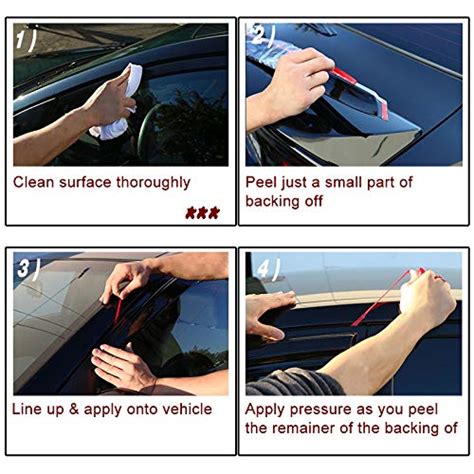 Window Visor Sun Rain Guards Dark Smoke 4 Piece Set For 2008 2018