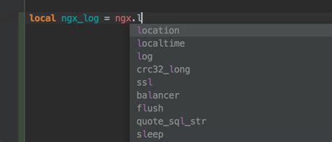 Openresty Lua Support Intellij Ides Plugin Marketplace
