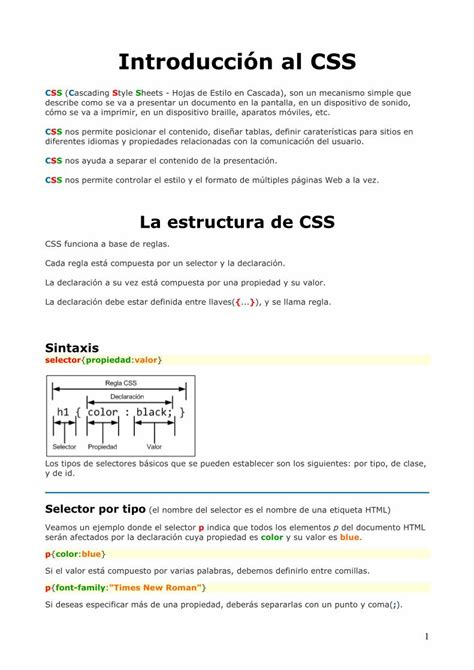 Pdf Introducción Al Css Enebropnticmecesenebropnticmecesagog0009otroscsspdf · Css