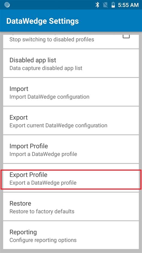 Datawedge Settings Zebra Technologies Techdocs