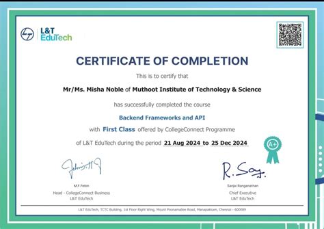 Backenddevelopment Apis Webdevelopment Learningjourney Ltts Misha Noble